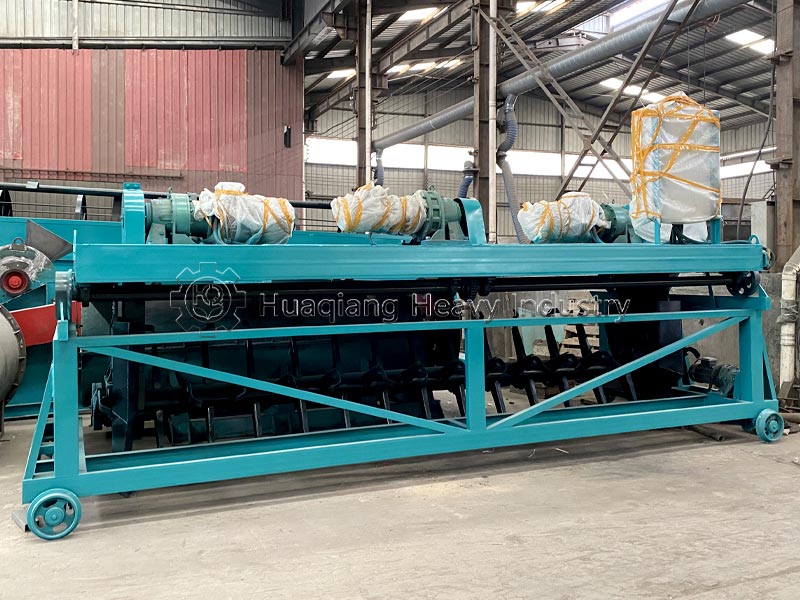 Simple Compost Turning Machine – npk bulk blending machine